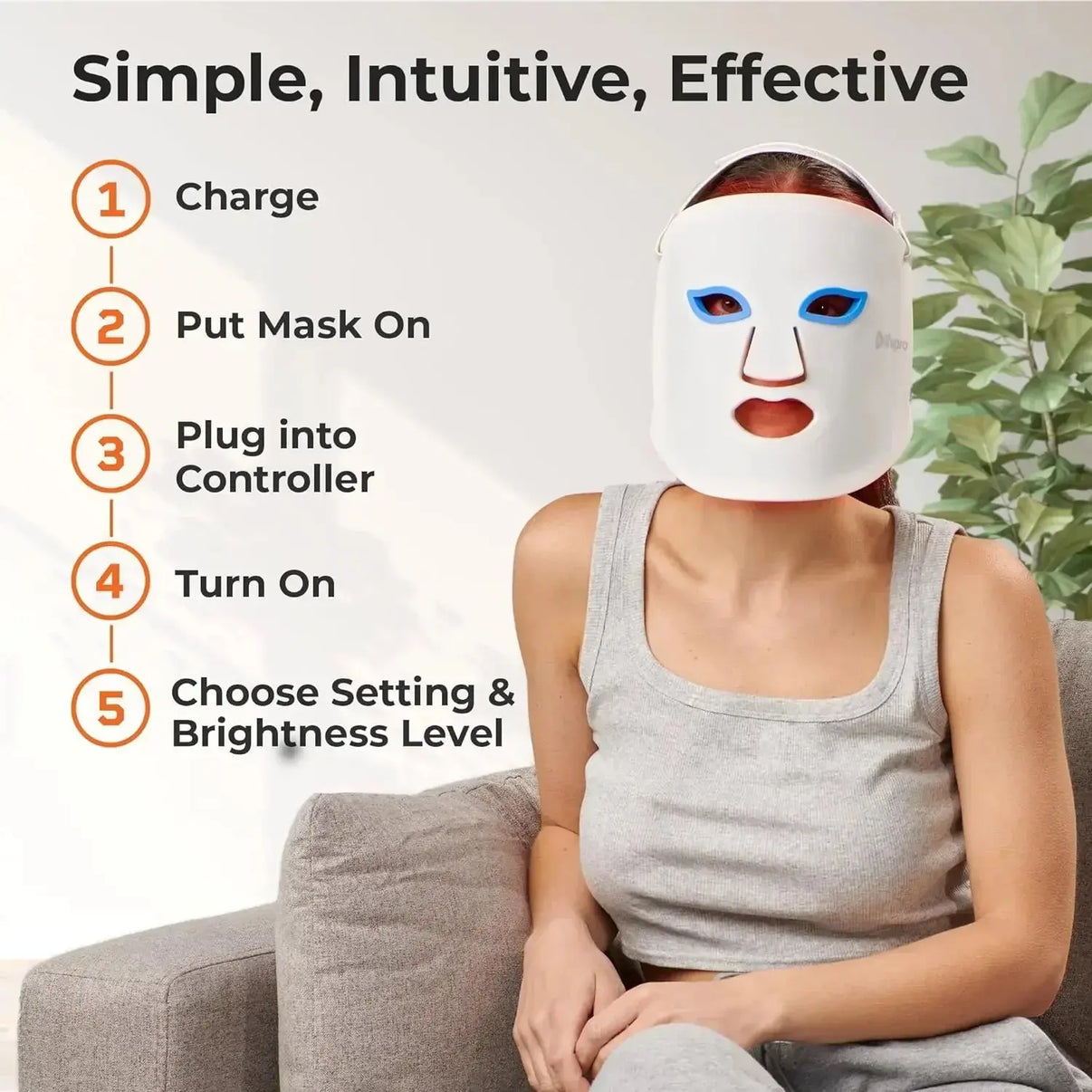 RevitaGlow Pro Light Therapy Mask – Lifepro