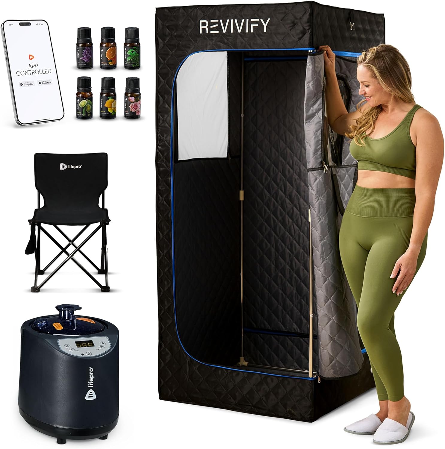 Revivify Mini Portable Steam Room – Lifepro