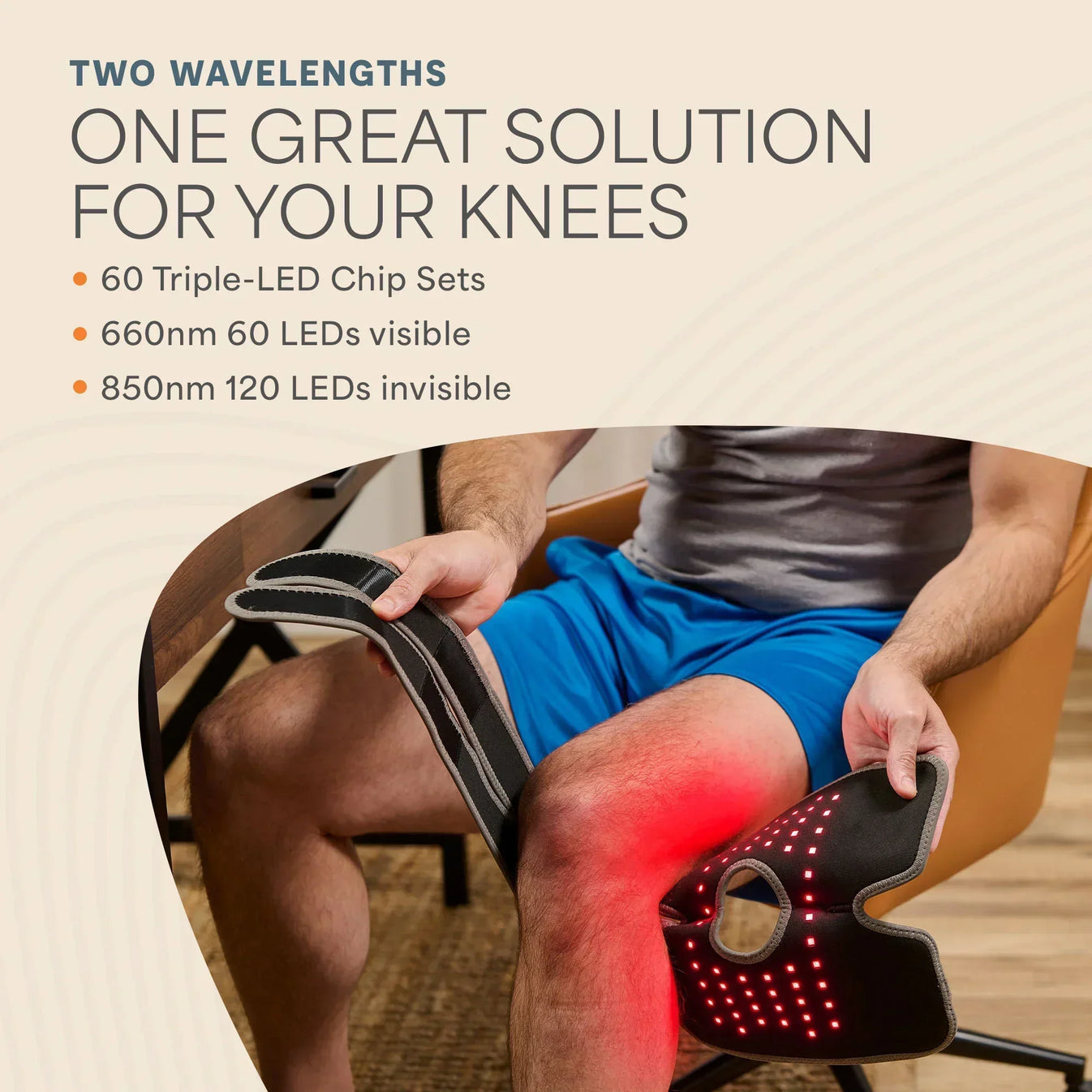 BioRecover™ Infrared Red Light Therapy Knee Brace | Lifepro
