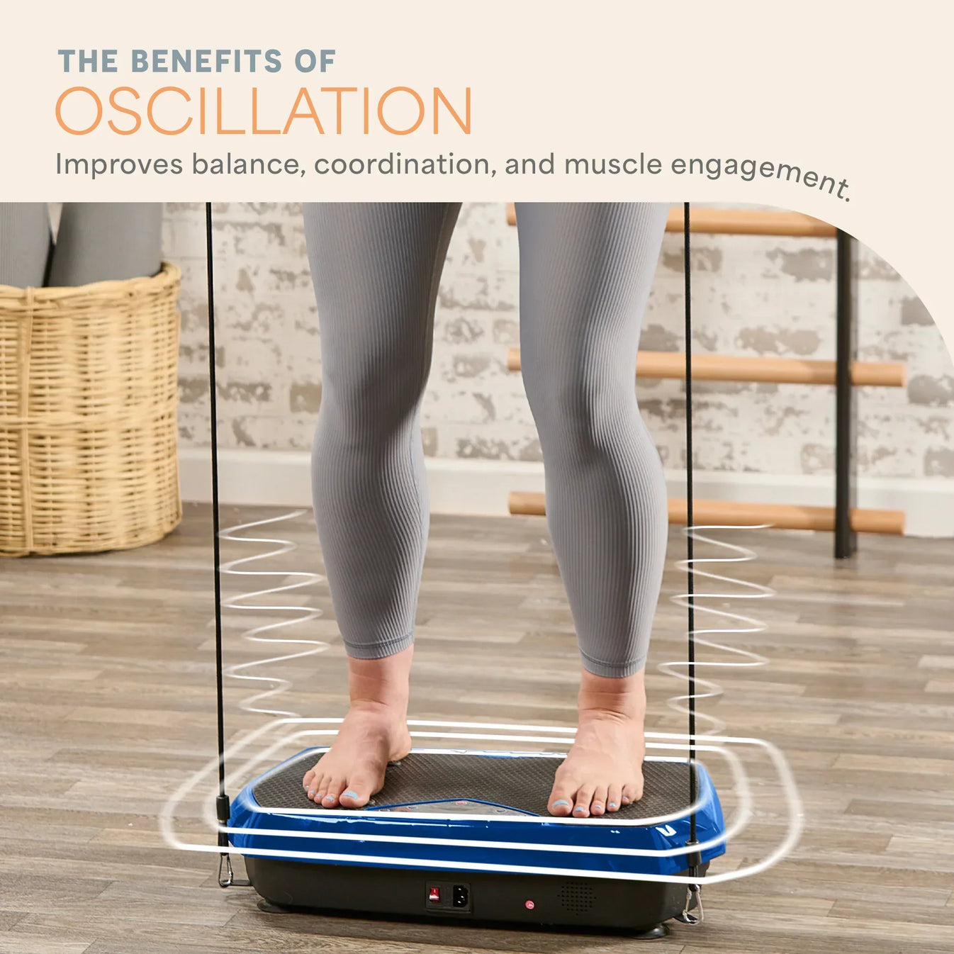 HexaPlate Vibration Plate: 120 Speeds, Magnetic Acupoint – Lifepro